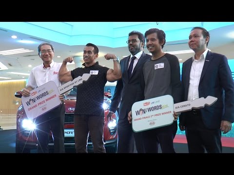 Man's favourite pastime wins him a car in Win With Words contest