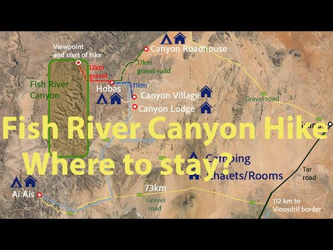 Where to stay Before and after the Fish River Canyon Hike?