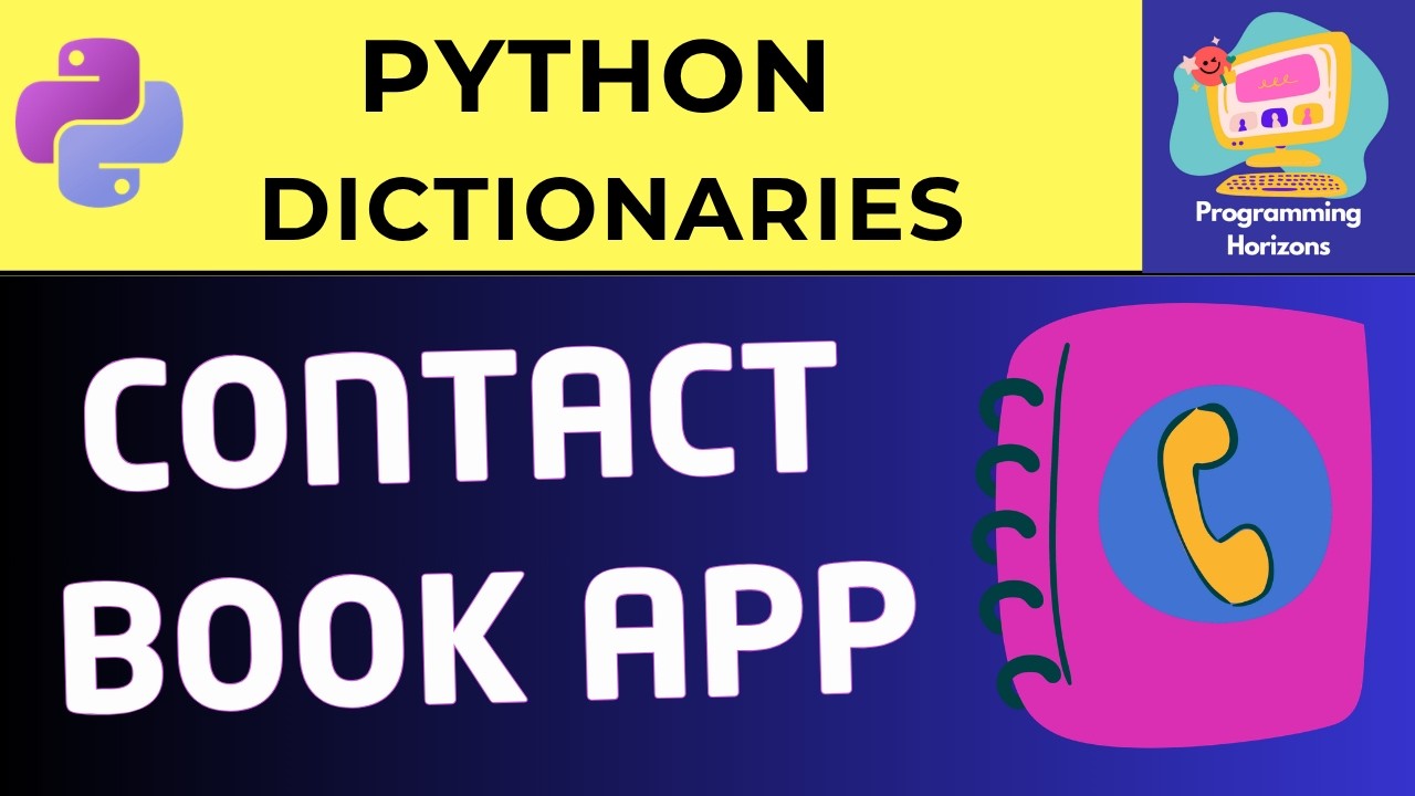 Build a Contact Book App in Python Using Dictionary | Beginner Project