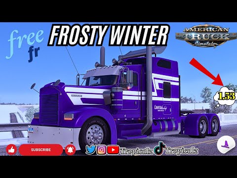 HOW TO DOWNLOAD AND INSTALL WINTER IN AMERICAN TRUCK SIMULATOR 1.53