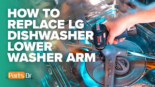 AGB73932401 - LG Dishwasher Lower Wash Arm Assembly | Parts Dr
