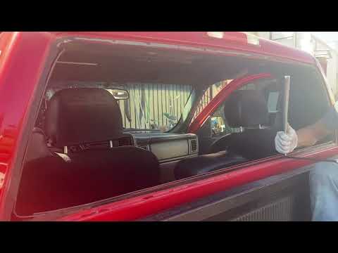 DY90112 How to Remove and Install a Back Glass Sliding Window on a Chevy or GMC Truck