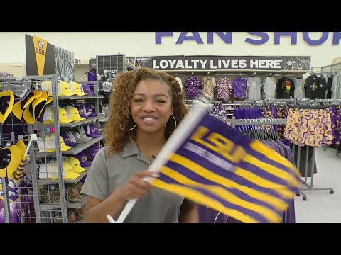 Academy Sports and Outdoors bleed purple and gold for local customers