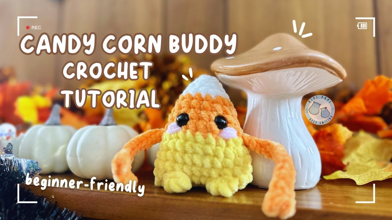 Beginner-friendly Crochet Candy Corn Buddy Tutorial