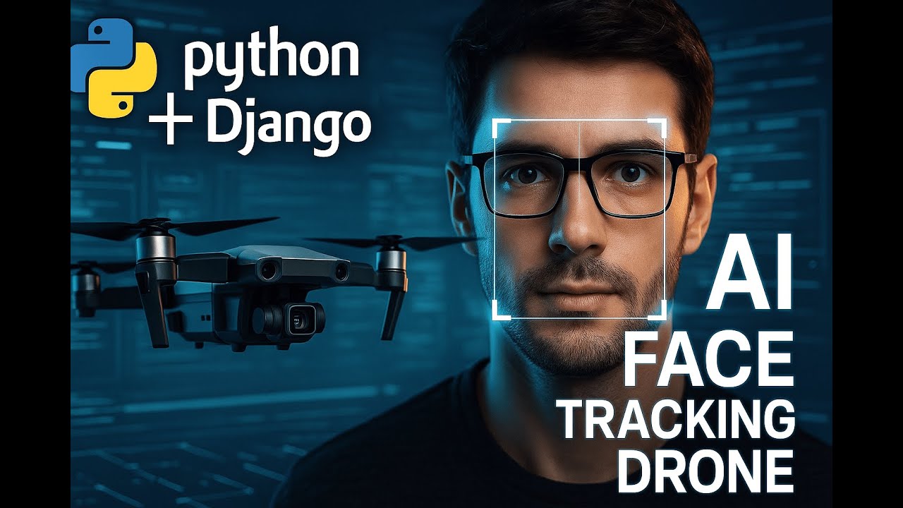🚀 Face Detection Drone |  Real-Time Tracking +  Web Control Dashboard — Built with Python & Django