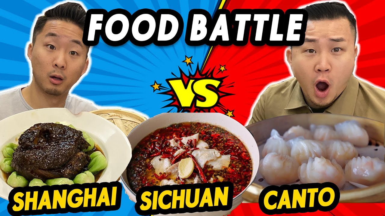 RANKING CHINESE FOOD: Sichuan VS. Cantonese VS. Shanghai | Fung Bros