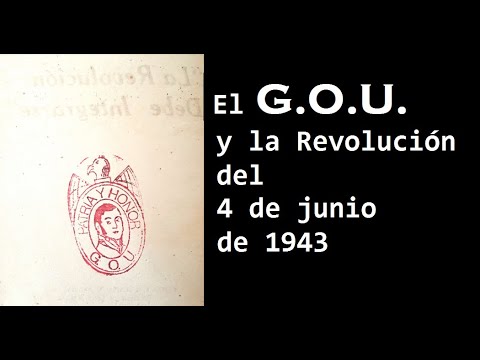 Nuestro homenaje al GOU y a la Revolución que llevó adelante el 4 de ...