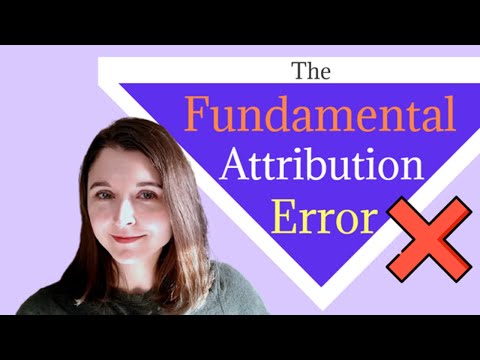 The Fundamental Attribution Error in Psychology