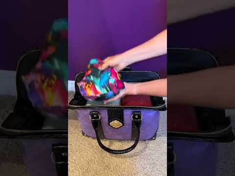 The Perfect Pop of Purple! 💜 Stylish Rolling Weekender and Chic Travel Bags With Wheels for Women