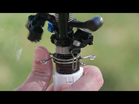 Adjusting and Maintaining a Rain Bird Riser Mounted Impact Sprinkler