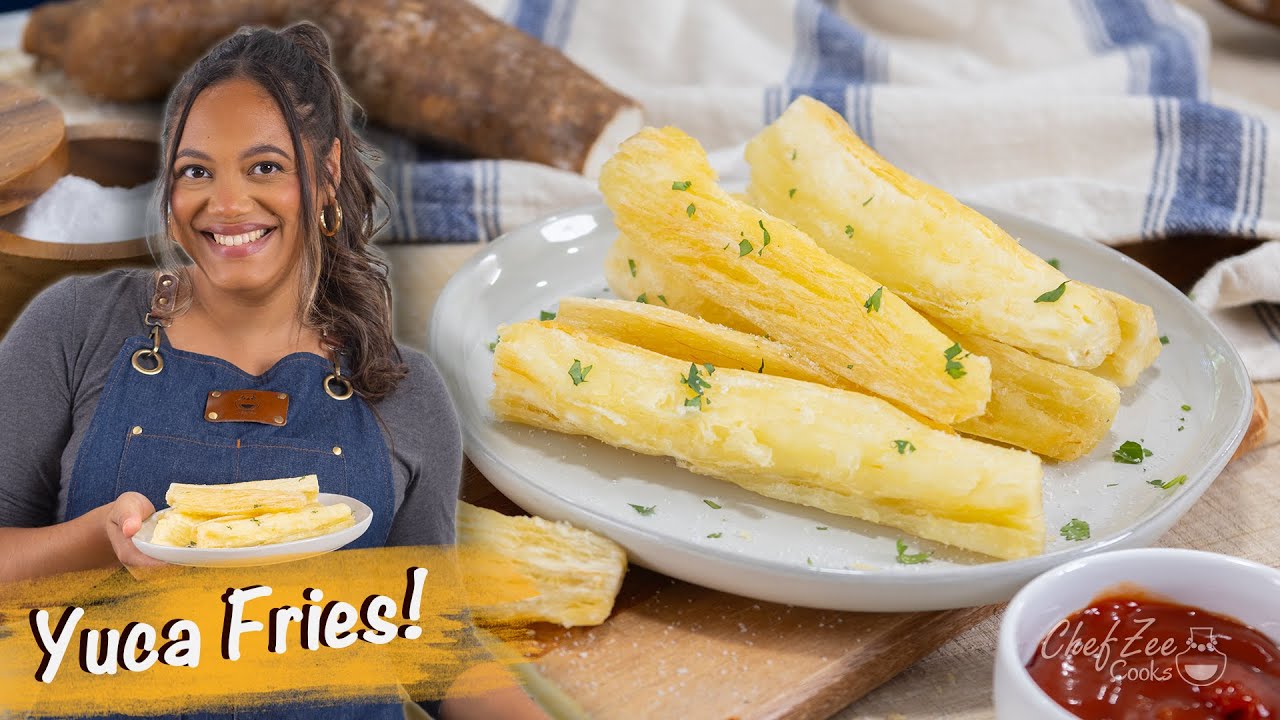 Crispy Yuca Fries | How to Cook & Peel Yuca | Chef Zee Cooks