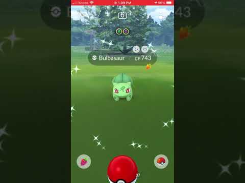 SHINY BULBASAUR IN POKÉMON GO!!
