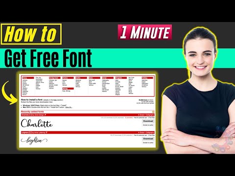 How to get free font 2024 | Setup new fonts