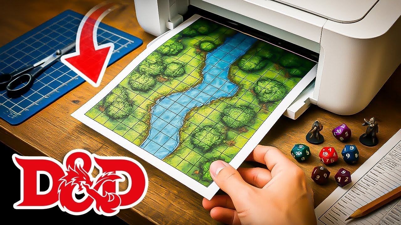 The EASIEST Way to Print Any D&D Battlemap