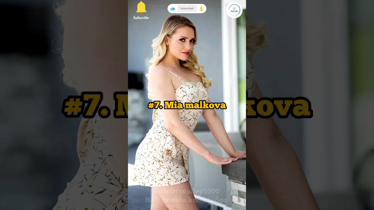Top 10 Hottest Pornstars in the World 🔥#shorts #short #Miakhalifa