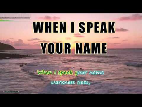 When I Speak Your Name karaoke Kari Jobe