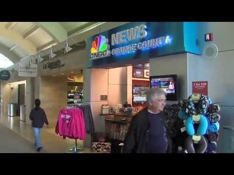 CNBC News Orange County John Wayne Airport Pre-Security Terminal B KSNA Magazines Newspaper #flyJWA