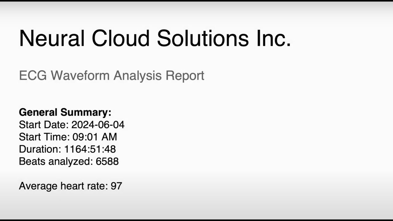 ECG Labeling Neural Network platform walkthrough - Neural Cloud Solutions