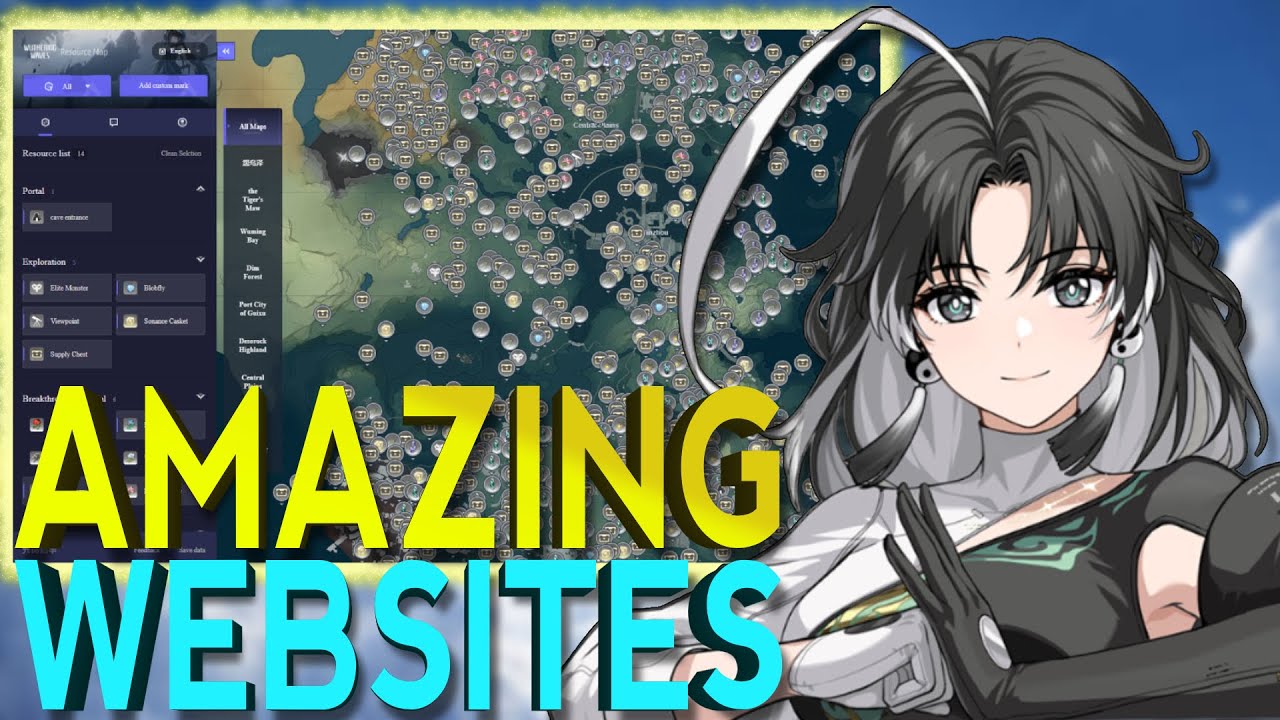 WUTHERING WAVES INTERACTIVE MAPS & MORE (USE THESE)