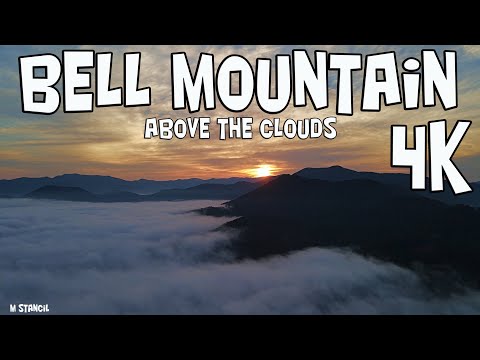 Bell Mountain, Hiawassee GA 4K / Above the Clouds (DJI Mavic Air 2 Drone Footage) Stunning Shots!!