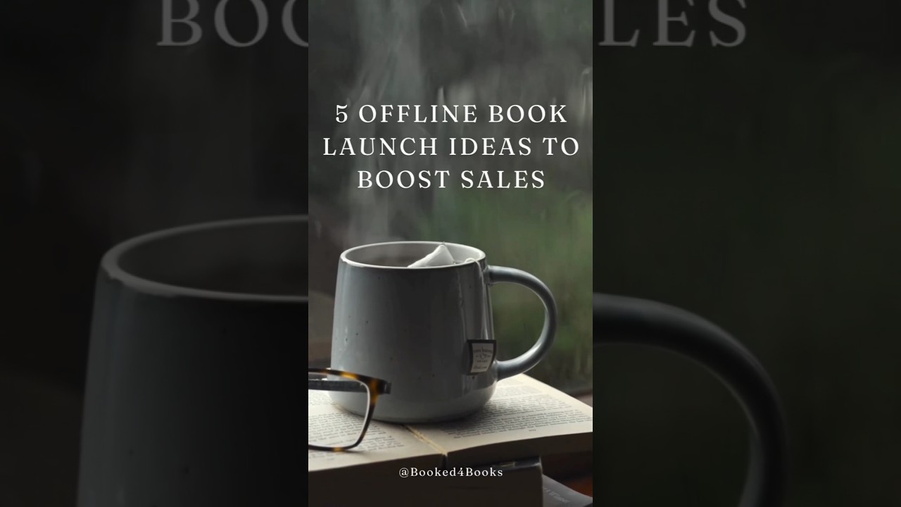 5 Offline Book Launch Ideas To Boost Sales: #writer #bookmarketing #howtoguide #booklaunch #booktok