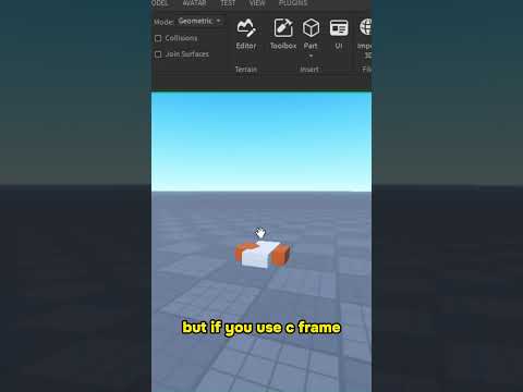 Roblox CFrame #roblox #robloxstudio #robloxdevelopment #tutorial #robloxedit #robloxdev #shorts
