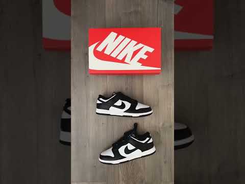 Nike Dunk Low White/Black βPandaβ Unboxing
