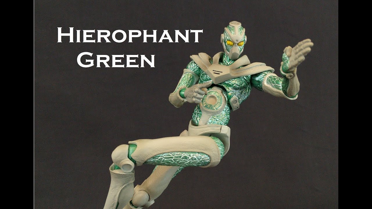 Super Action Statue HIEROPHANT GREEN Figure Review (Jojo's Bizarre Adventure)
