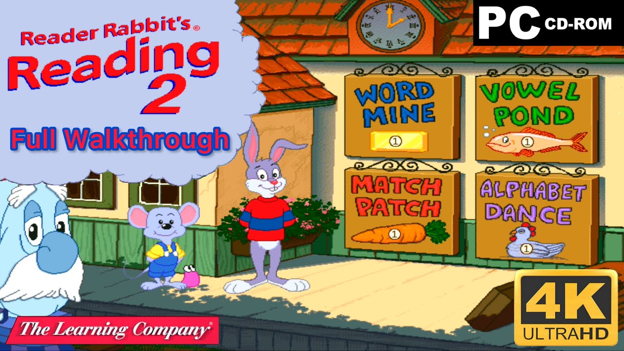 Reader Rabbit's Reading 2 [PC] Full Walkthrough - 4K60ᶠᵖˢ UHD