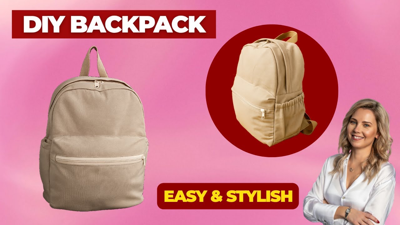 DIY Backpack Sewing Tutorial (Part 1) | How to Sew a Stylish Backpack