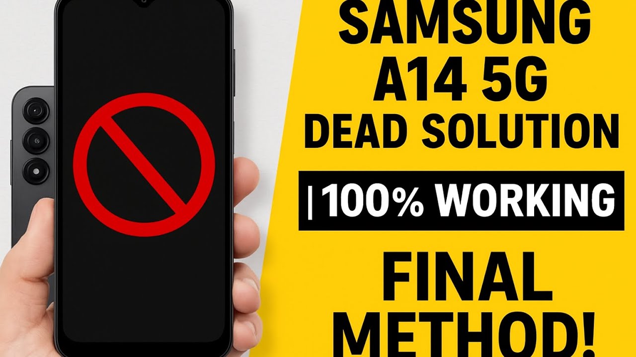 Samsung A14 5G Dead Solution | 100% Working Final Method! 2025