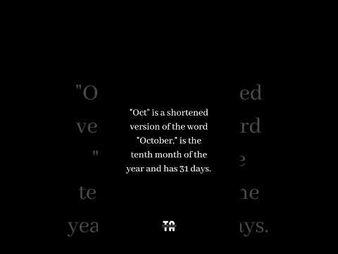Abbreviation of Oct? | #shorts #short #abbreviations #education #facts #interesting #knowledge