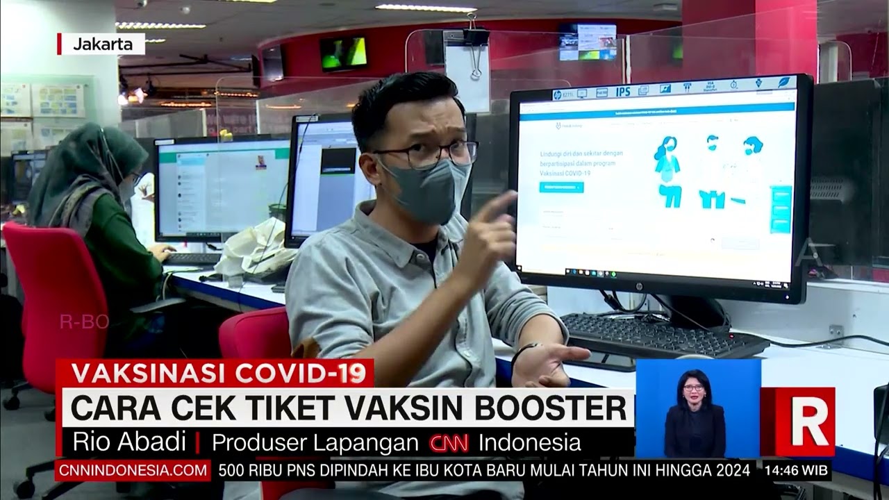 Cara Cek Tiket Vaksin Booster | REDAKSI (17/01/22)