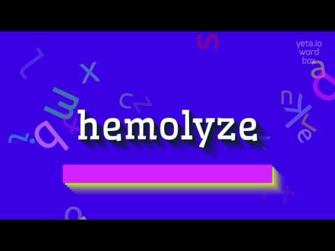 HEMOLYZE - How to pronounce it?
