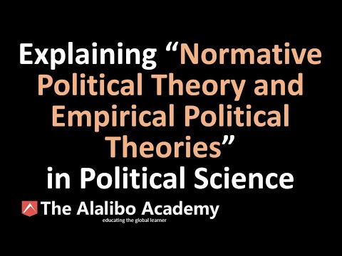Explaining “Normative and Empirical Political Theories” in Political Science | The Alalibo Academy