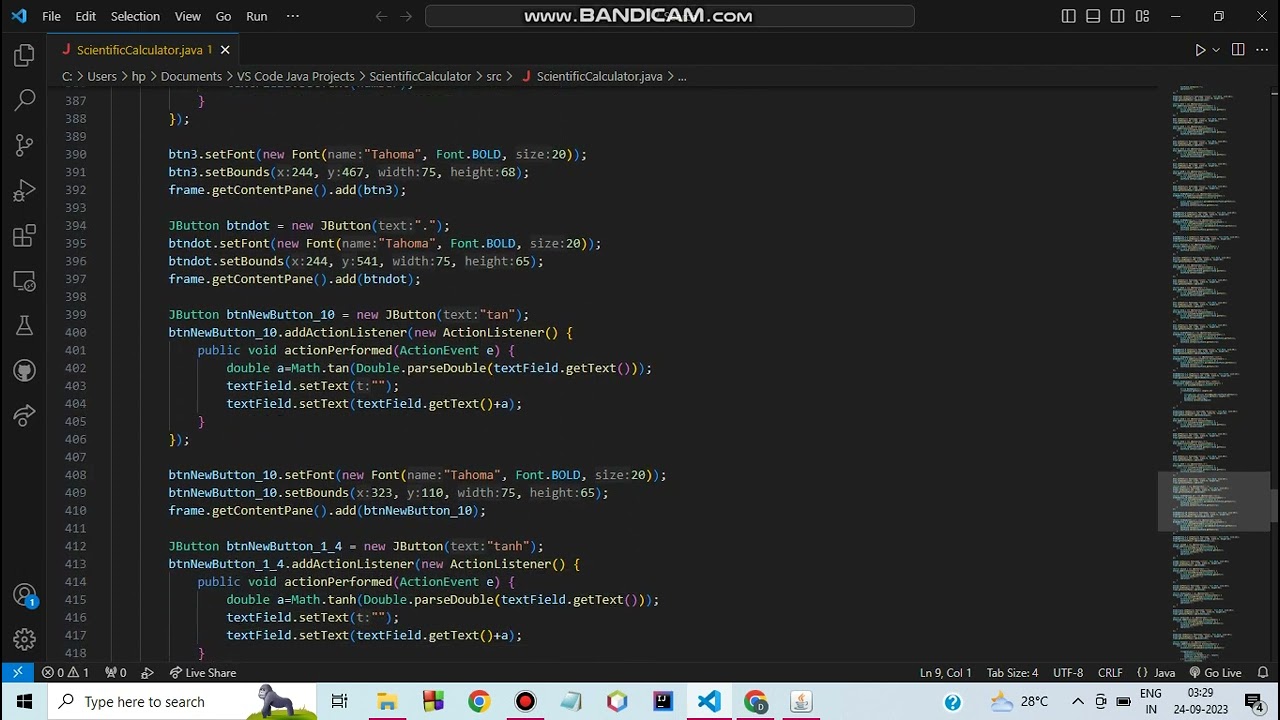 Scientific Calculator using Java | With Source Code | Java Swing | Java AWT | OOPS | Java Project
