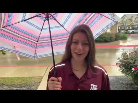 Rainy day apartment hunting in College Station