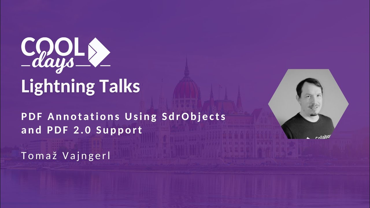 PDF Annotations Using SdrObjects and PDF 2.0 Support - Tomaž Vajngerl