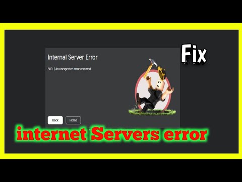 Fix Roblox internet server error 500 An unexpected error occurred | Roblox Servers down | Problem