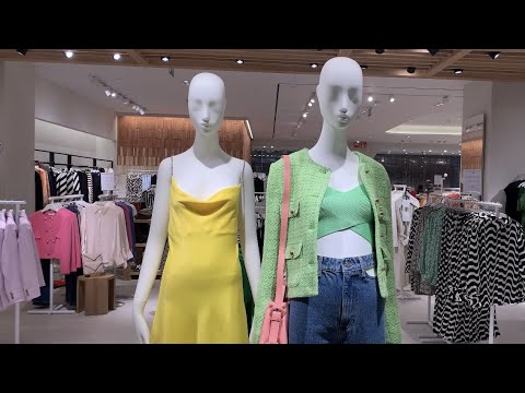 MANGO Women’s New Collection /March 2022. MANGO haul. Barcelona. Spain.