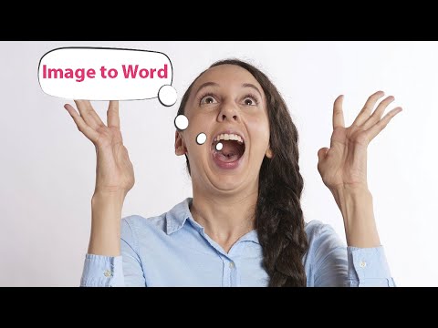 How to Convert Image to Word Document  Convert JPG to Word