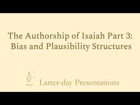 Part 3: Bias and Plausibility Structures – Nauvoo Neighbor