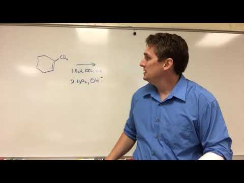 Hydroboration-oxidation addtion to alkenes