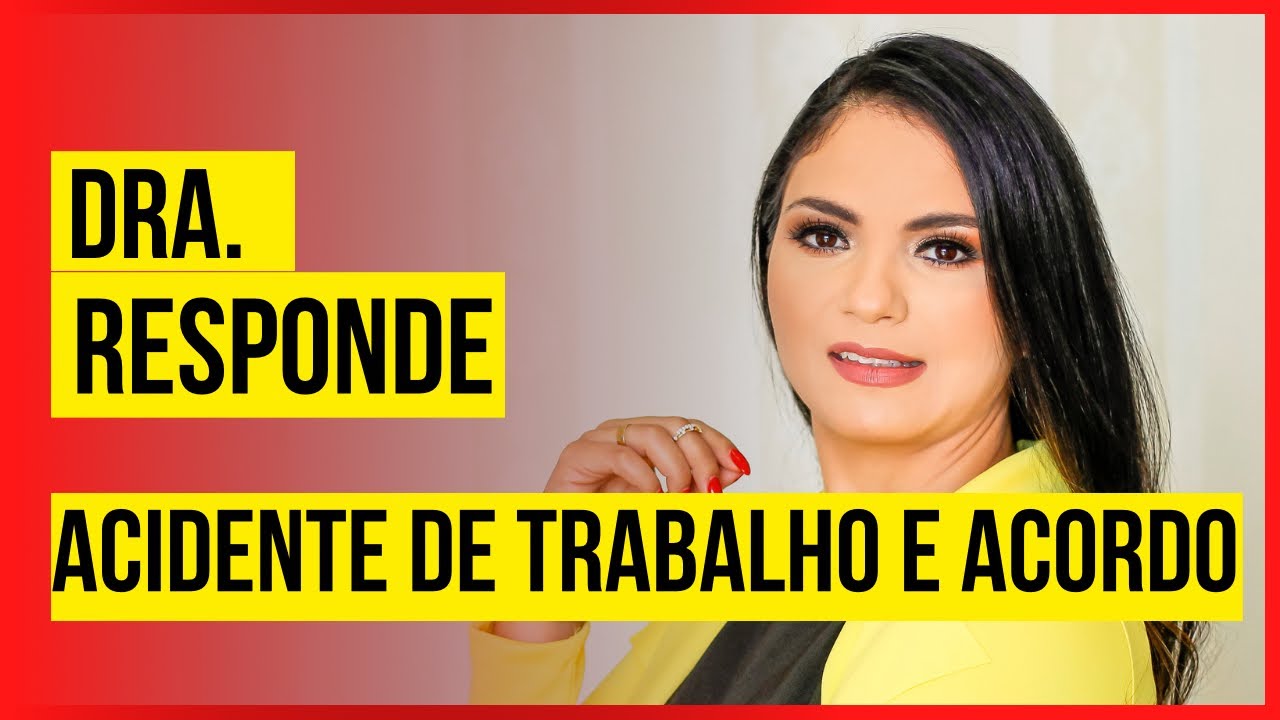 Dra. Responde : sofri acidente de trabalho e não quero mais continuar trabalhando
