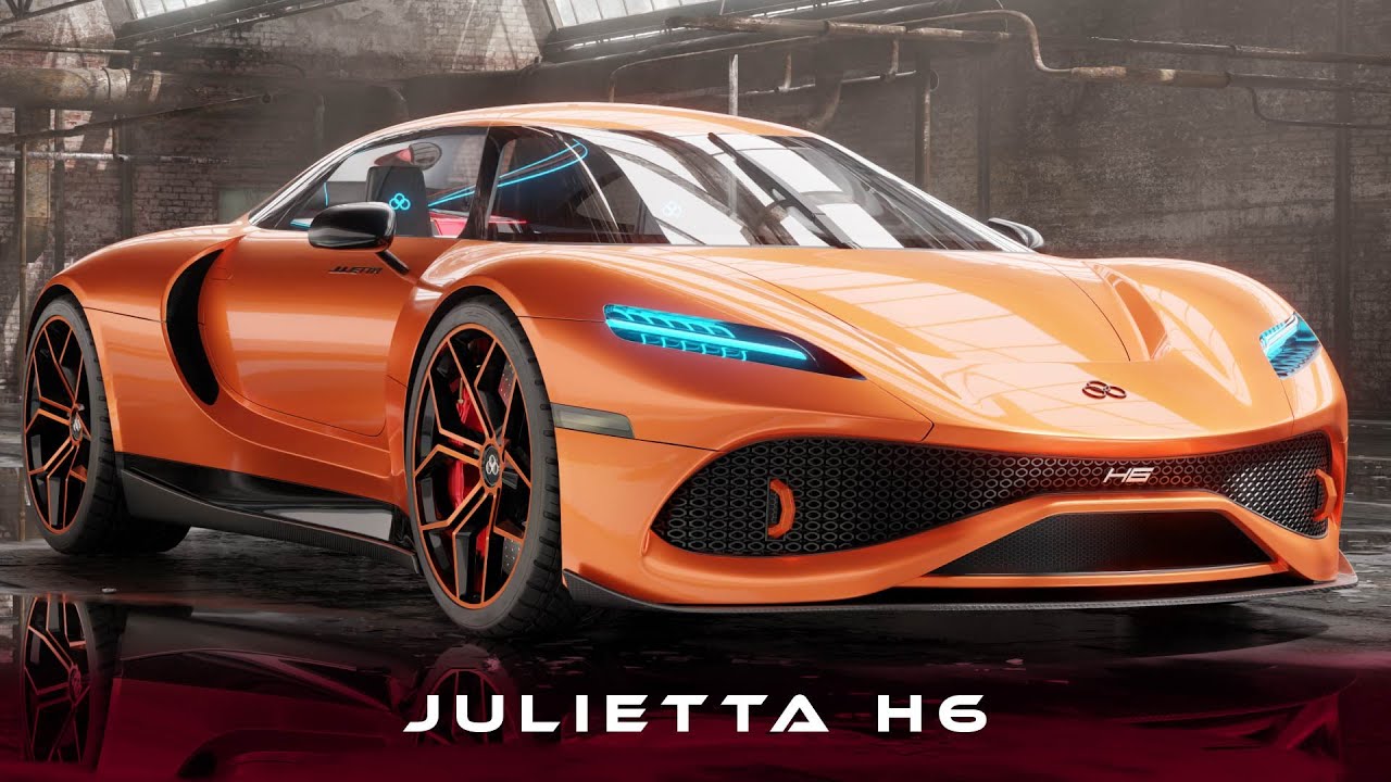 H6 Julietta - 3d model Blender | Super car