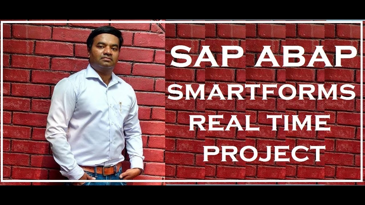SAP ABAP Smartforms Project steps