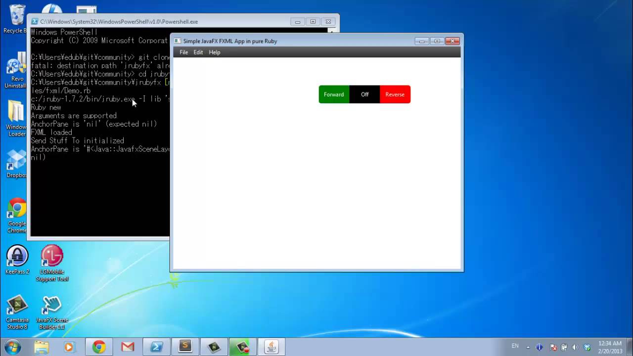 JRubyFX: Installation, Setup and Tooling