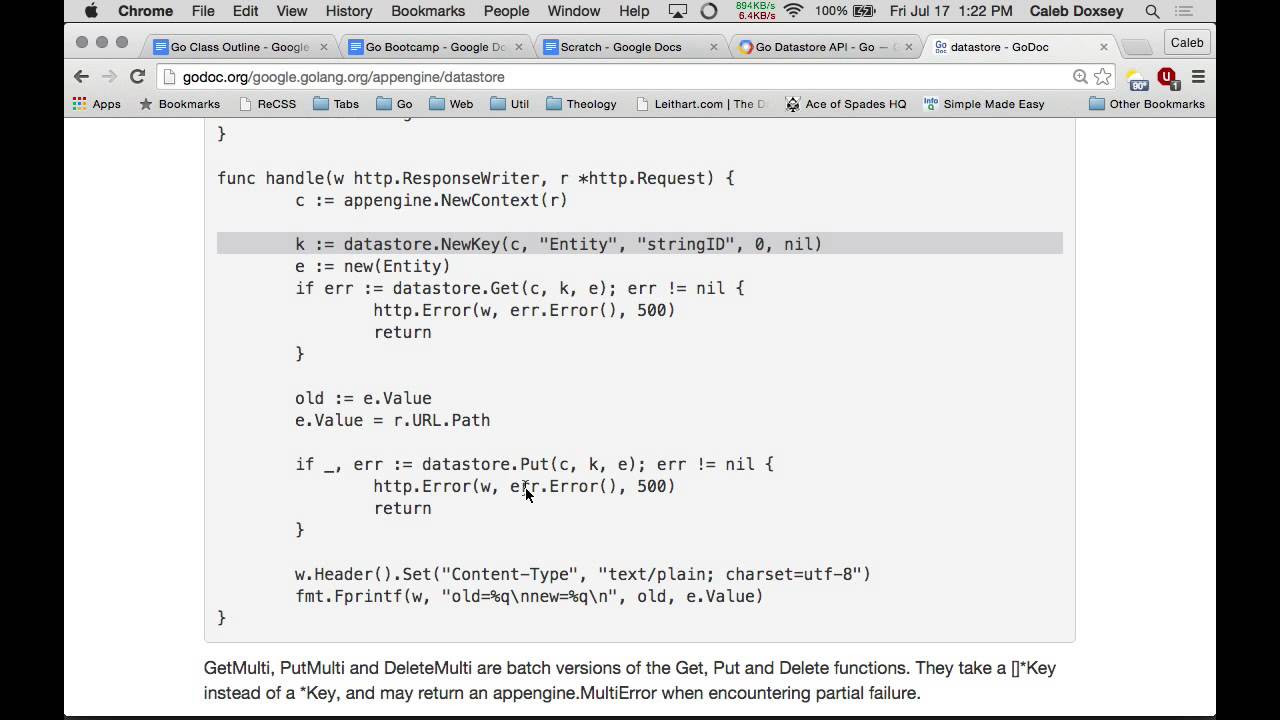 App Engine Datastore