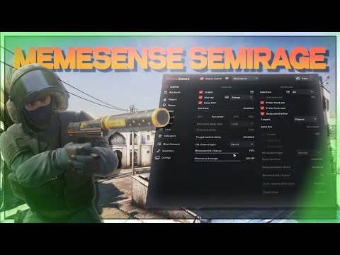 CS2 SemiRage Cheating ft. MEMESENSE.GG | Free CFG in Description