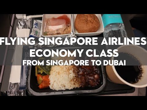 Flying Singapore Airlines Economy Class | From Singapore to Dubai |